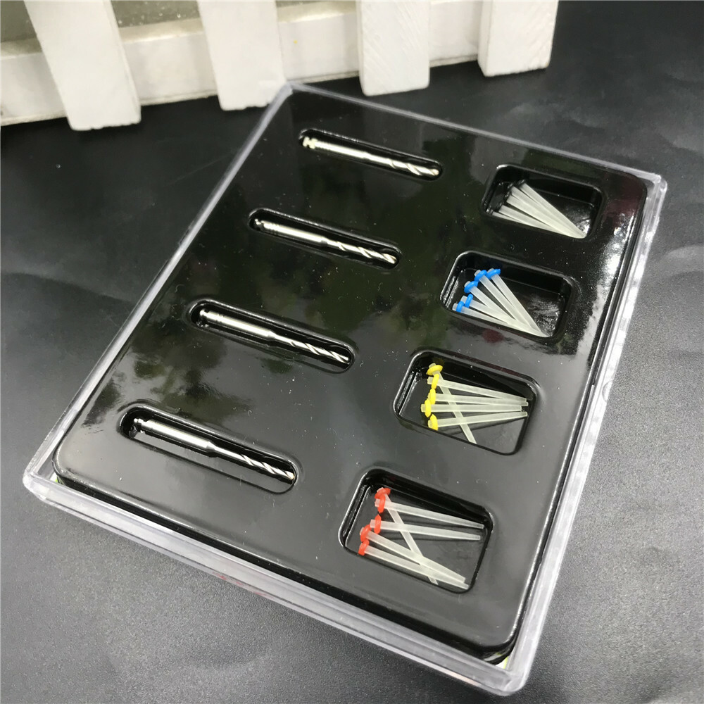 20Pcs Dental Quartz Fiber Post Root Canal Pin Resin Straight 1.2-1.8mm ...