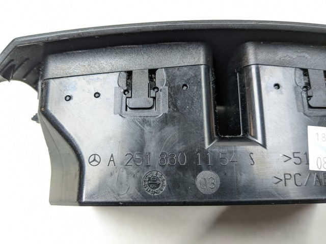 MERCEDES R Class W251 Center Console Rear Air Vent A2518301154 2007 for ...