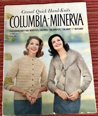 Casual Quick Hand-Knits By Columbia Minerva Volume 735 Pattern Booklet ...