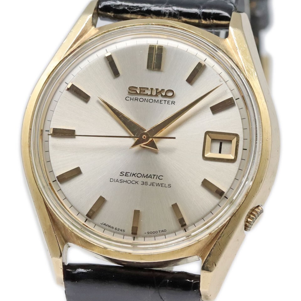 Seiko SEIKOMATIC CHRONOMETER CAP GOLD 6245-9000 1966 … - Gem
