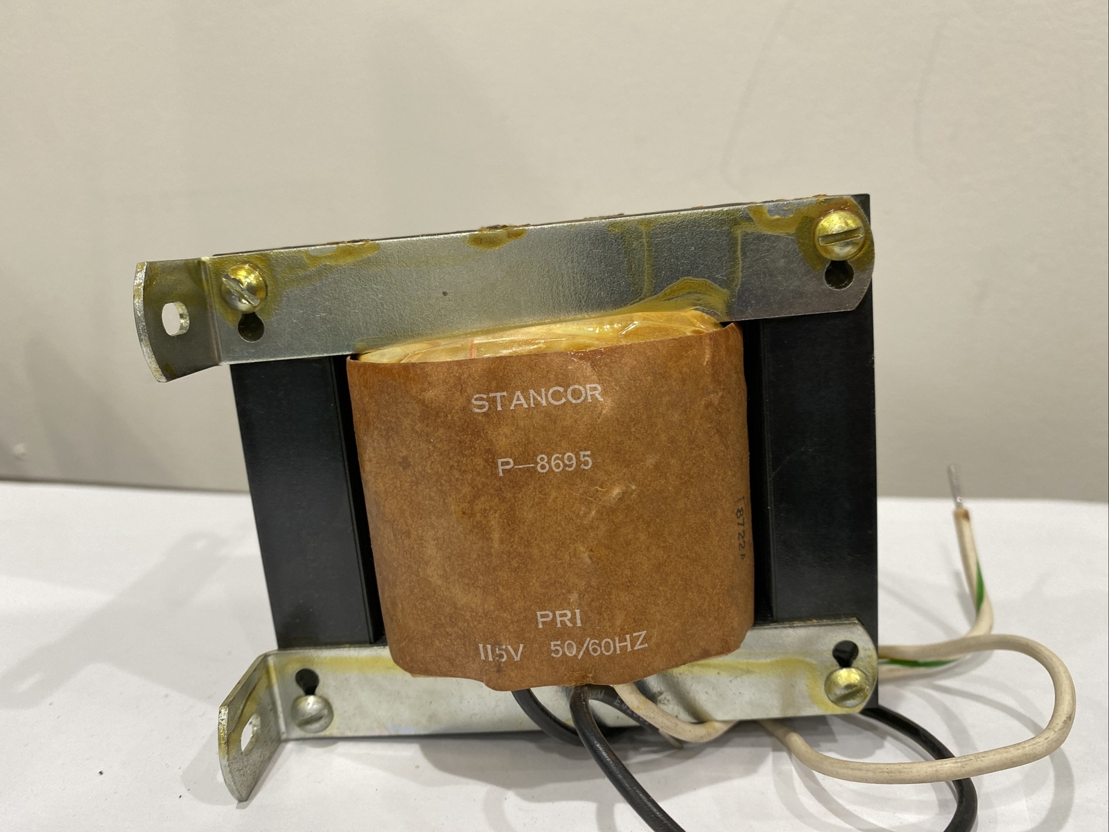 (A) STANCOR P-8695 PRI 115V 50/60Hz 1500Vrms 5 Terminal Wire Lead Flang ...