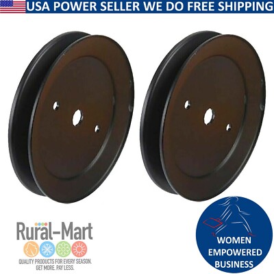 2 Pack For Craftsman 197473 195945 Spindle Pulleys For Husqvarna 42 ...