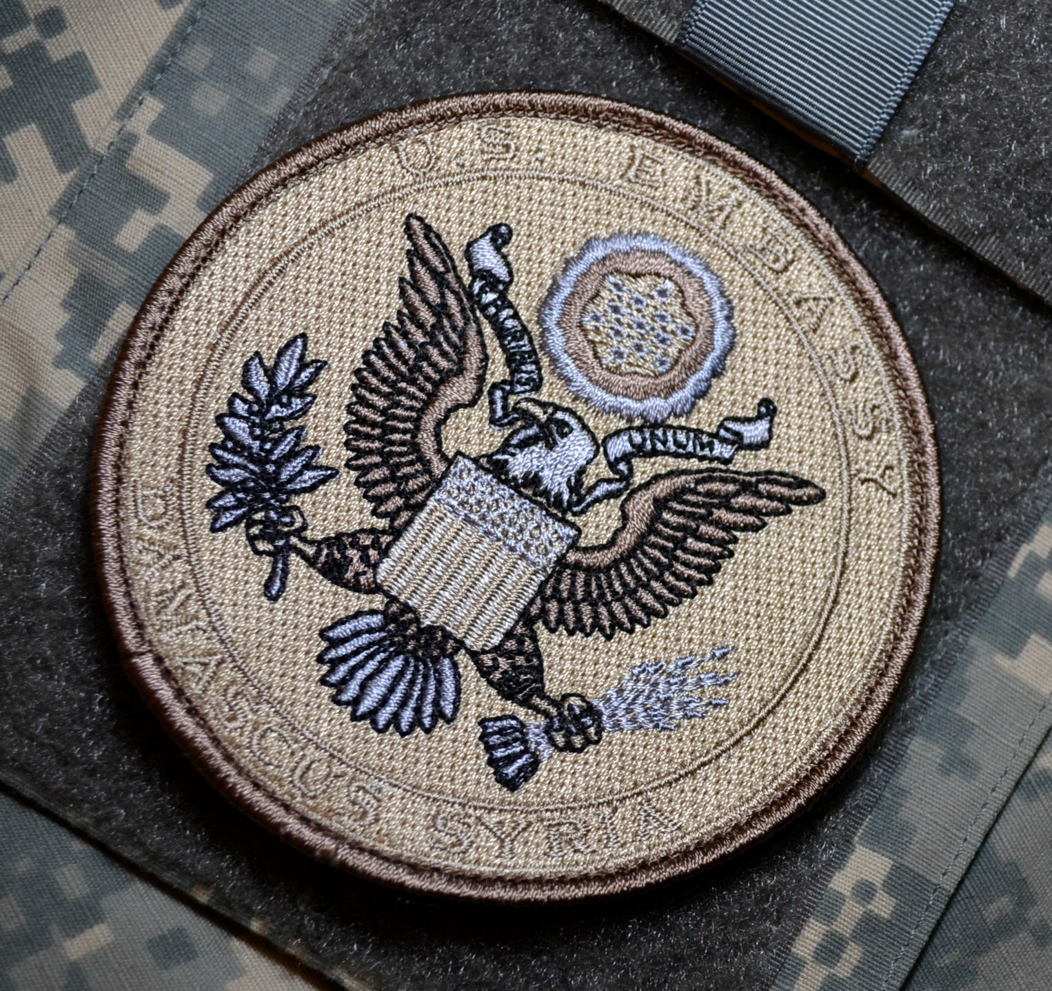 STATE DEPT WPS SECURITY DSS PMC velkrö PATCH: US EMBASSY Islamabad ...