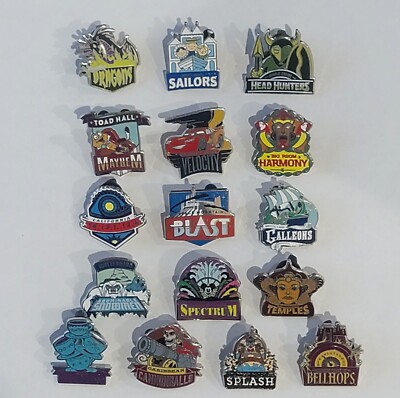 Disney DLR Mascots Mystery Pins Complete Set (16 Pins) | eBay