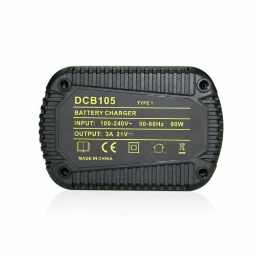 New DCB105 Battery Charger for Dewalt 12V-20V MAX Li-Ion DCB201-2 ...