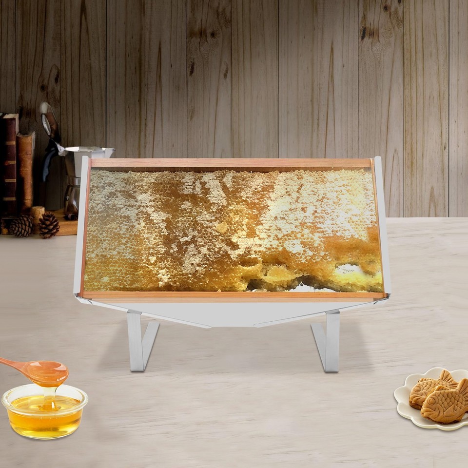 Honeycomb Frame Display Stand Stainless Steel Honey Uncapping Holder ...