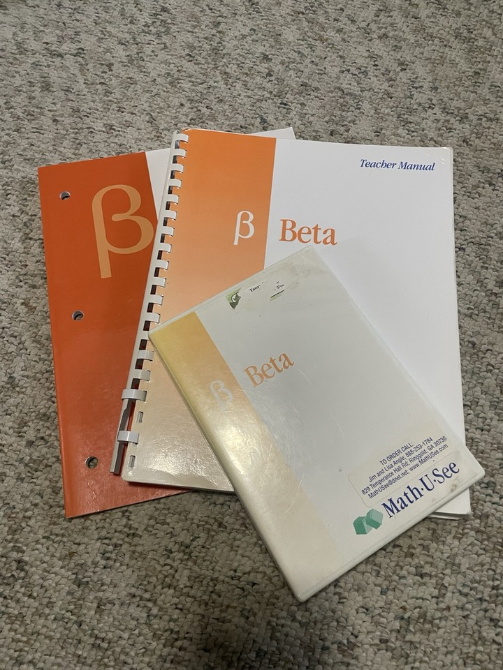 Math U See Beta Instructions Manual, Test Book, And DVD | eBay