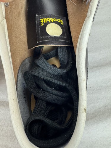 Vintage Baseball Shoes Spot-Bilt 60s Size 6.5 NOS Black 201 Leather ...