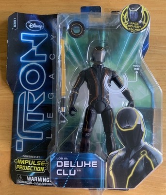 2010 Disney Tron Legacy Impulse Projection DELUXE CLU Figure Spin ...