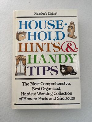 Household Hints & Handy Tips - Reader's Digest Editors (1988 Hardcover ...