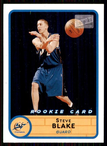 2003-04 Bazooka Mini Steve Blake Rookie Washington Wizards #222 NBA ...