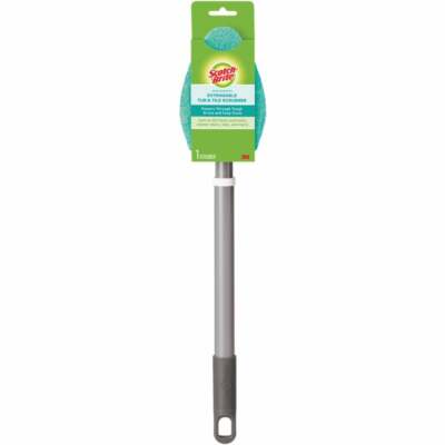 (2)-3M Scotch-Gard Long Handled Shower & Bath Scrubber with Handle ...
