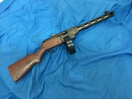 Toy prop WWII reenactment costume PPSh 41 submachinegun red army burp ...