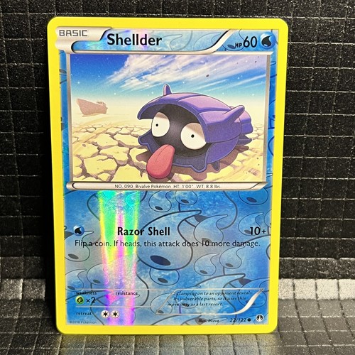 Shellder #22/122 BREAKPoint Reverse Holo Common Pokemon Card | eBay