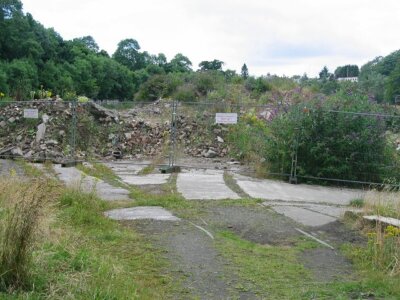 Photo 6x4 Kinleith Mill Currie The entrance to the former mill complex ...