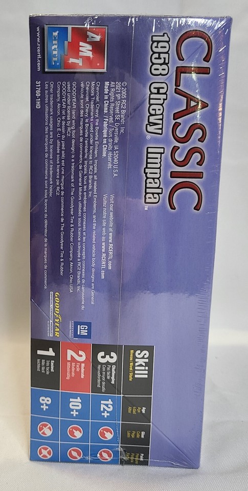 classic 1958 chevy impala model kit modele reduit New Sealed | eBay