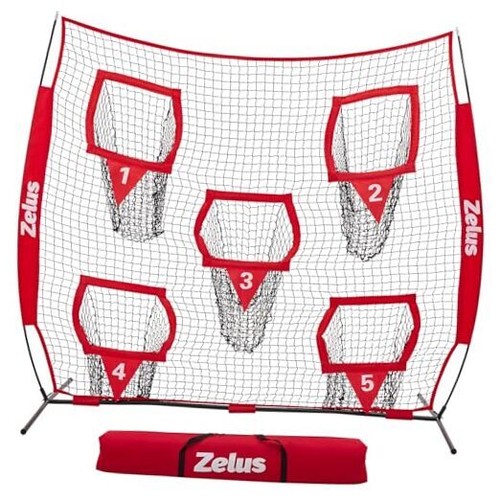 Football Throwing Net, Quarterback Training Equipment with 5 Target 8×8 ...