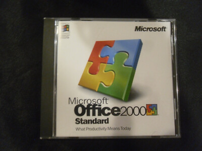 MICROSOFT OFFICE 2000 STANDARD WHAT PRODUCTIVITY MEANS TODAY CD | eBay