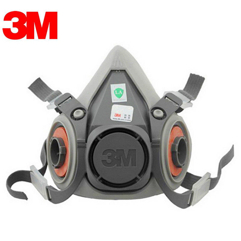 For 3M 6200 Spray Paint/Dust Mask Respirator Half Facepiece + 2091 P100 ...