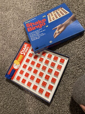 Vintage 1977 SHAKE BINGO Game COMPLETE Schaper Age 5 and up Family ...