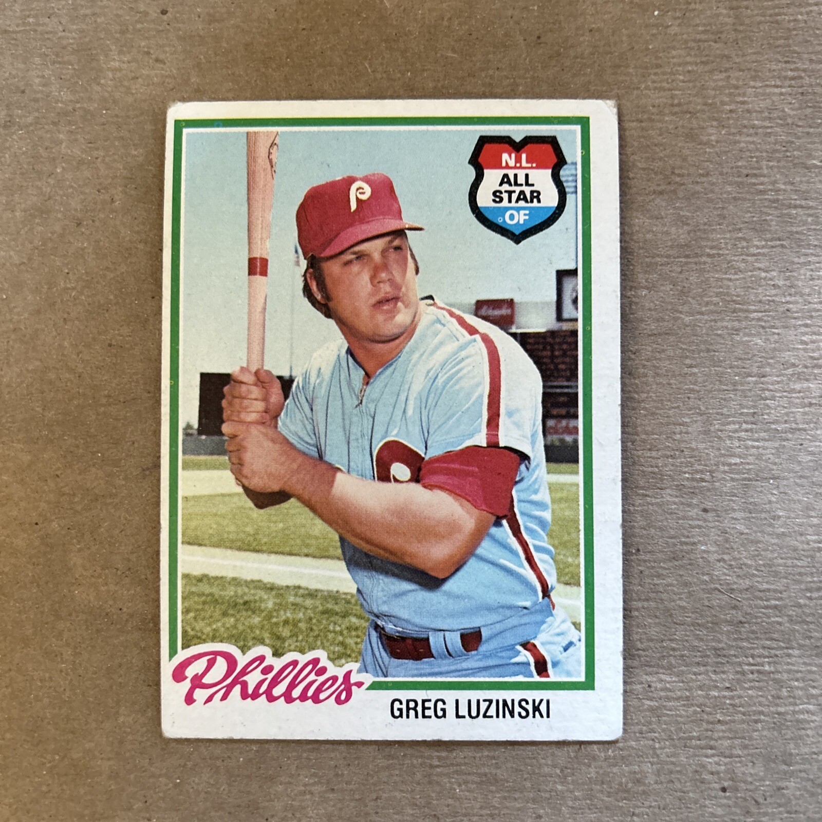 1978 Topps Baseball Greg Luzinski Philadelphia Phillies Card #420 | eBay