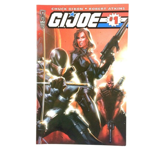 GI Joe #1 Cover C Variant IDW 2008 VF/NM Snake Eyes Scarlett Shipwreck ...