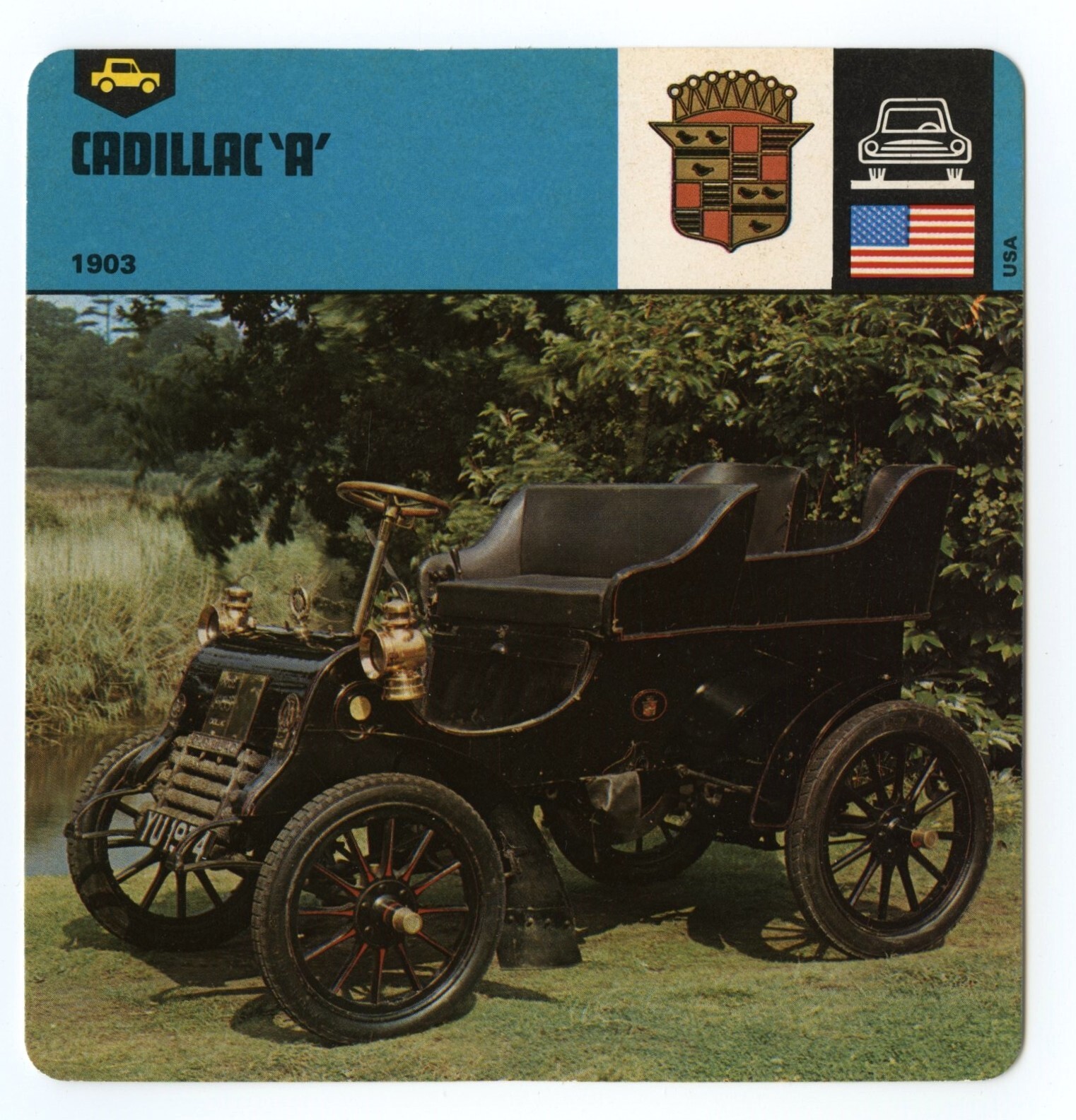 Cadillac A - GT / Production Car Edito Service SA Auto Rally Card | eBay