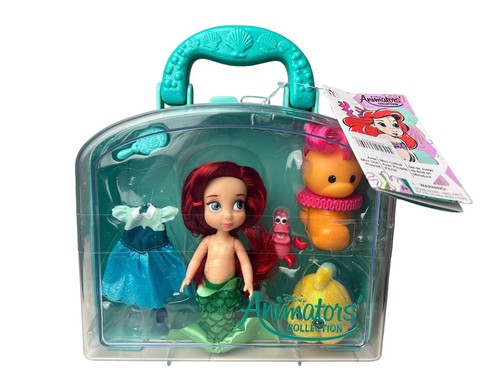 Disney Ariel Mini Doll Play Set - 5" Little Mermaid, Animators Read ...