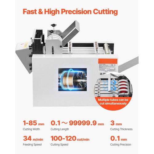 Auto Heat-Shrink Tube Cutter Cable Pipe Cutter Cutting Machine with LED ...