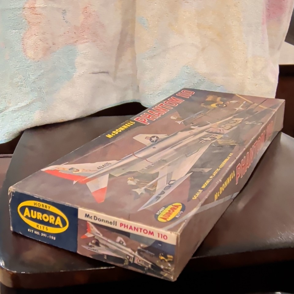 Aurora McDonnell Phantom 110 Unassembled Plastic Airplane Kit w/ Decals ...