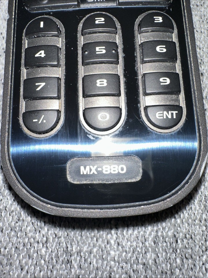 URC MX-880 Universal Remote & 2 Batteries W/Charger And MRF-260 Base ...