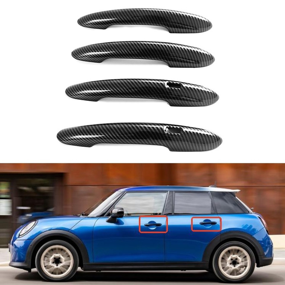 ABS Door Handle Covers Carbon Fiber Finish Aesthetic Appeal Long ...