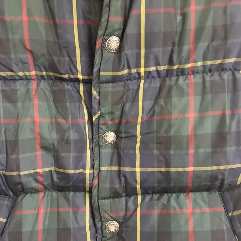 EUC Men's Banana Republic Puffer Down Filled Plaid Vest - sz XS | eBay