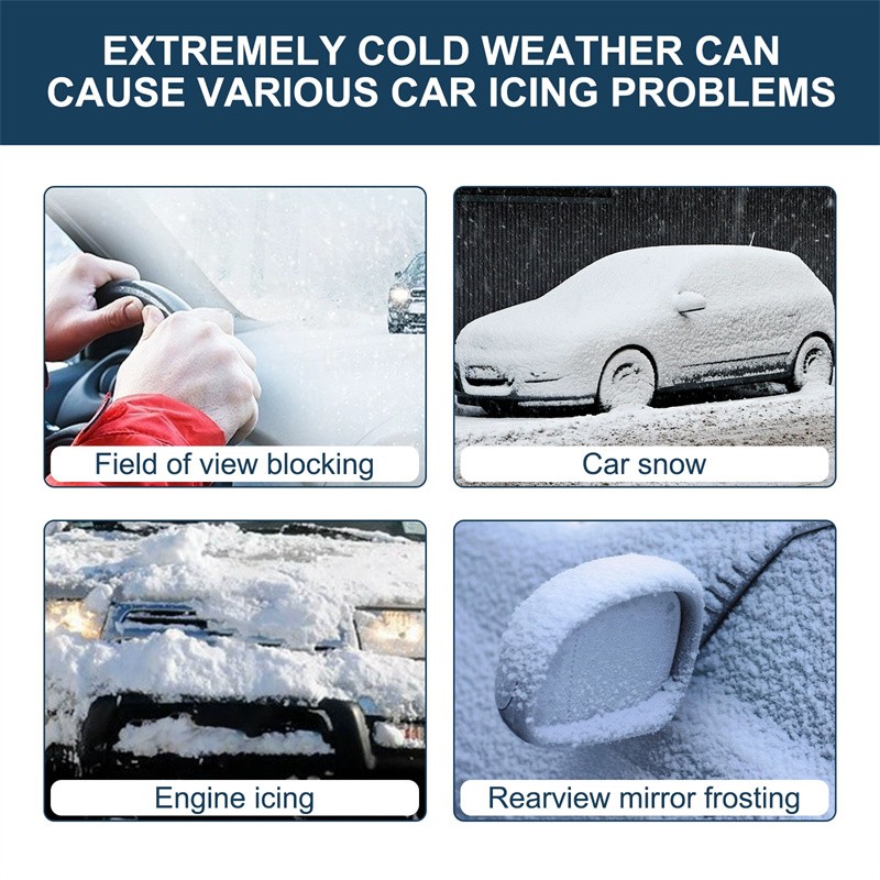NEW Electromagnetic Car Snow Removal Device Upgrade Solar Drive Car ...