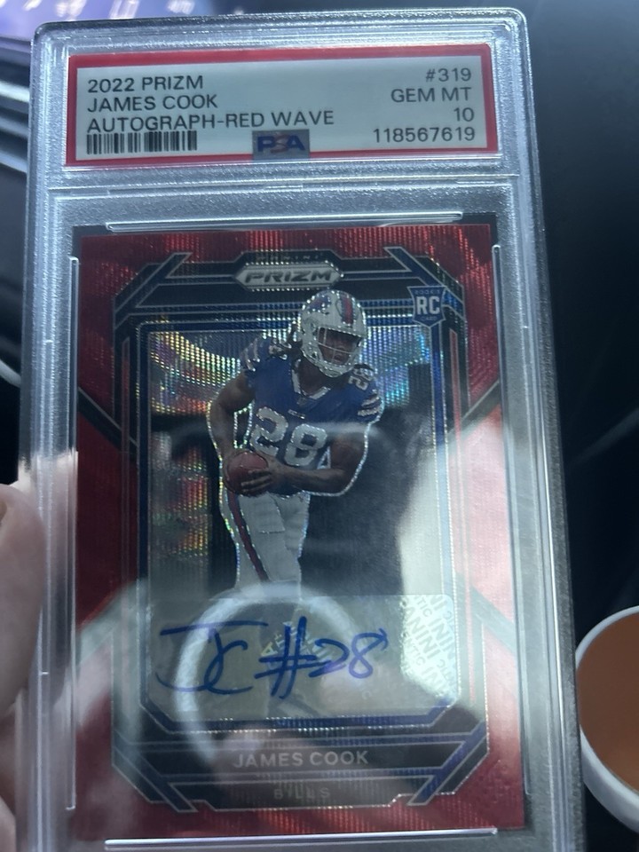 2 Card Lot - 2018 Revolution Shai PSA 10 and 2021 Prizm James Cook Red ...