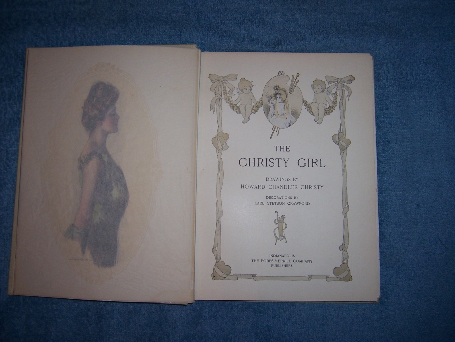 THE CHRISTY GIRL by Howard Chandler Christy/1st Ed/HC/Literature/Poetry ...