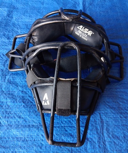 CATCHERS MASK - ALL-STAR FM11LTX - Baseball Solid Steel - Black - Adult ...