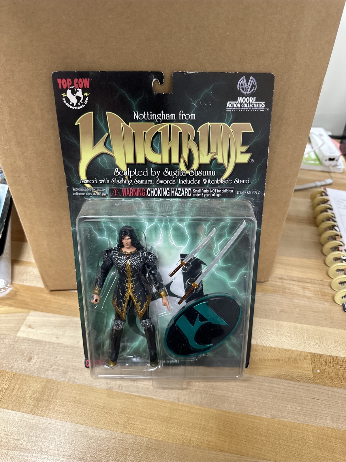 Top Cow 1998 Moore Collectibles Witchblade NOTTINGHAM Action Figure NIP ...