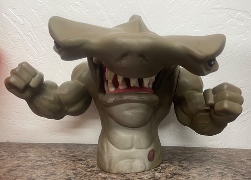 VINTAGE 1994 STREET SHARKS JAB HAMMERHEAD HAND PUPPET STREET WISE ...