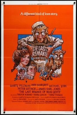 The Last Remake of Beau Jeste ORIGINAL 1977 1 SHEET MOVIE POSTER 27 x ...