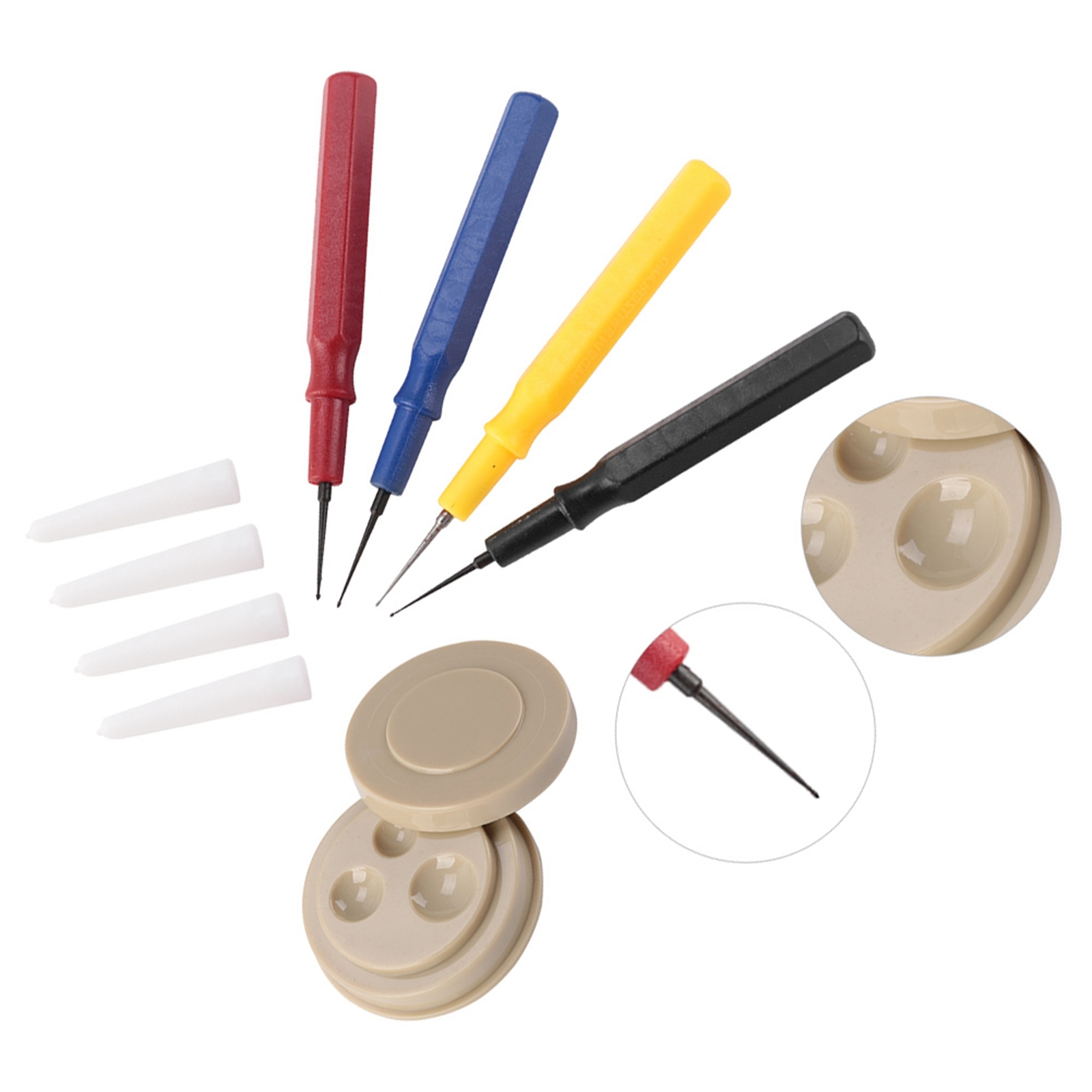 Watchmaker Repair Tool Professional Watch Oiler Set 1 Oil Cup 4 Oil Pen ...