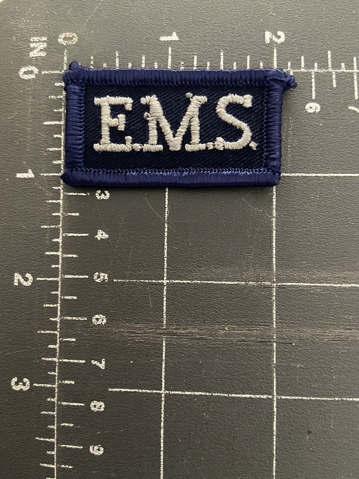Vintage EMS Patch E.M.S. Emergency Medical Service Technician EMT ...