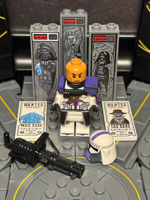 Custom 187th Purple Clone Minifigure - Printed on Official Lego | eBay