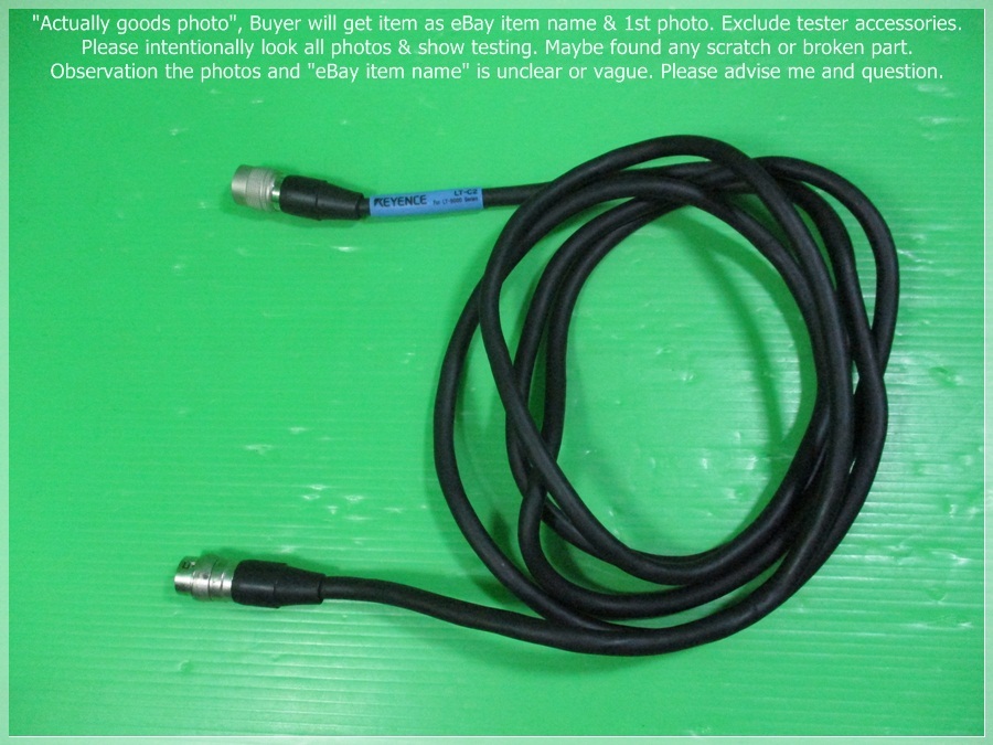 KEYENCE LT-C2, Cable as photo, for LT-9501H LT-9000 Series, sn:random ...