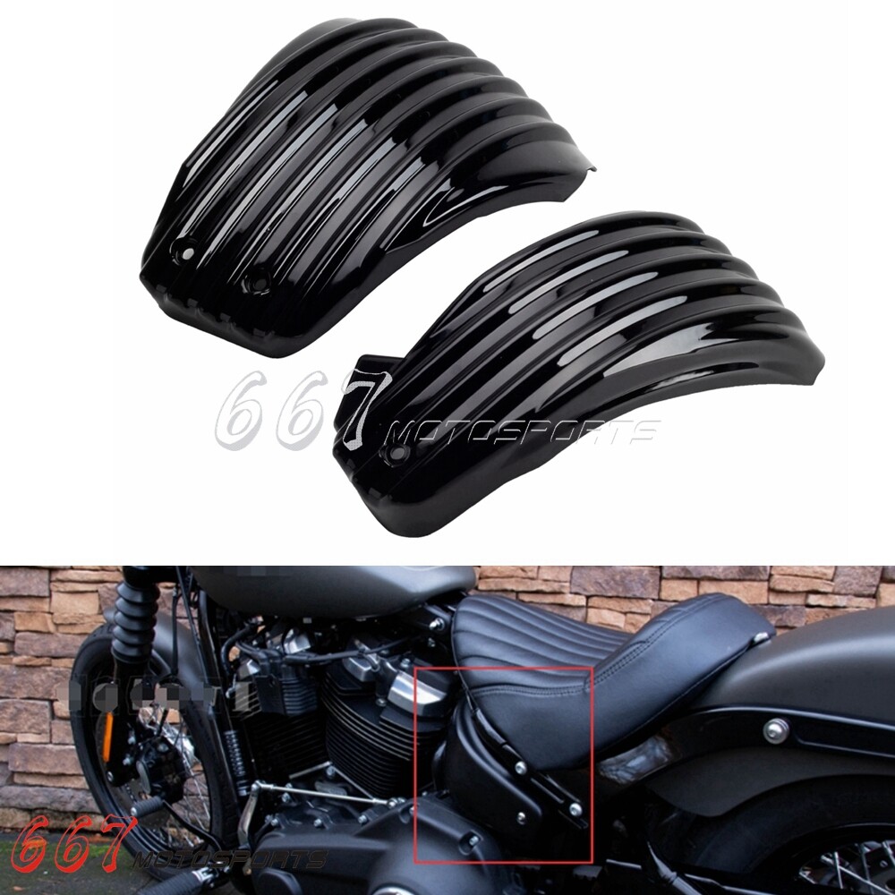 Battery Side Covers For Harley Softail M8 FXBB FXLR FXST FLSL FLDE ...