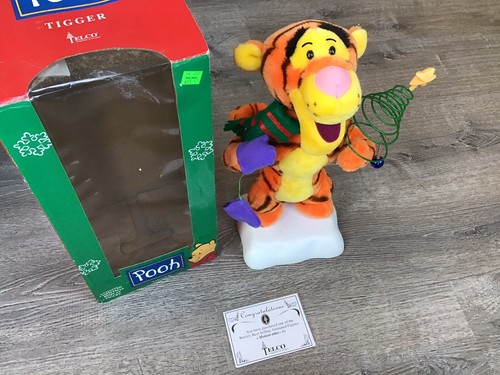 Telco Disney Pooh Tigger Animated Christmas Display Figure Toy With ...