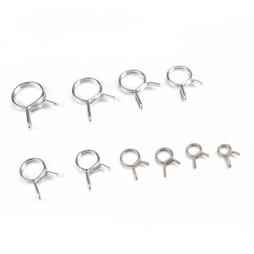 150x Spring Clip Vacuum Fuel Oil Hose Line Band Clamp 5-14mm For ...