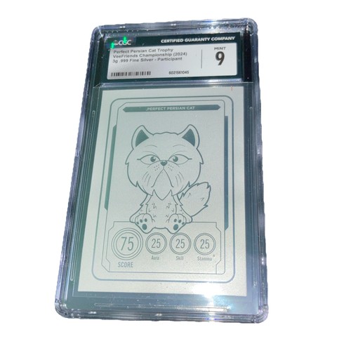 PERFECT PERSIAN CAT | TROPHY CARD |Veefriends | 2024 TCG Championship ...