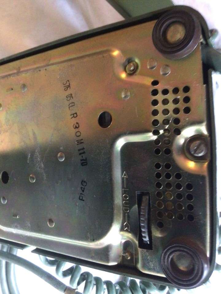 Vintage ITT Rotary Phone Avocado Multi Line Hard Wire cord attached ...