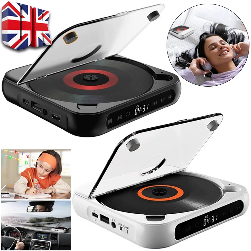 CD Player With Bluetooth Rechargeable Portable Personal Cd Players For ...